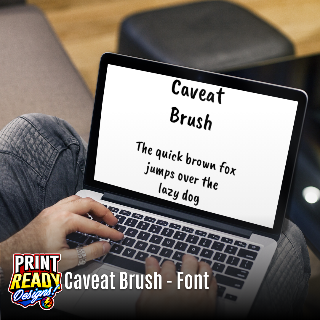 Fonts - Caveat Brush Font
